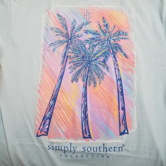 Simply Southern | Tops | Palm Trees Ice Simply Southern Graphic Tshirt ...